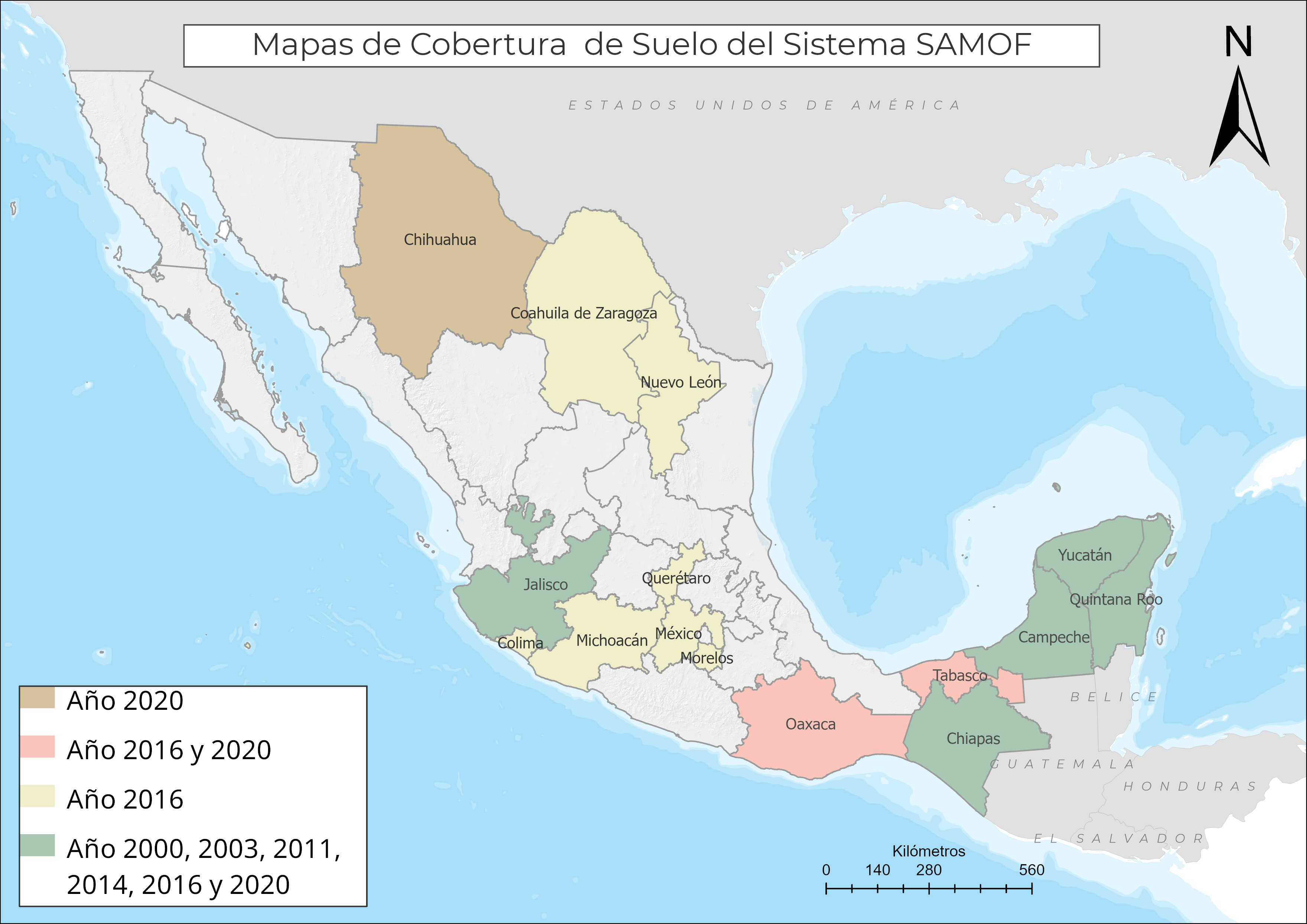 Mapas de Cobertura y Cambio de Cobertura